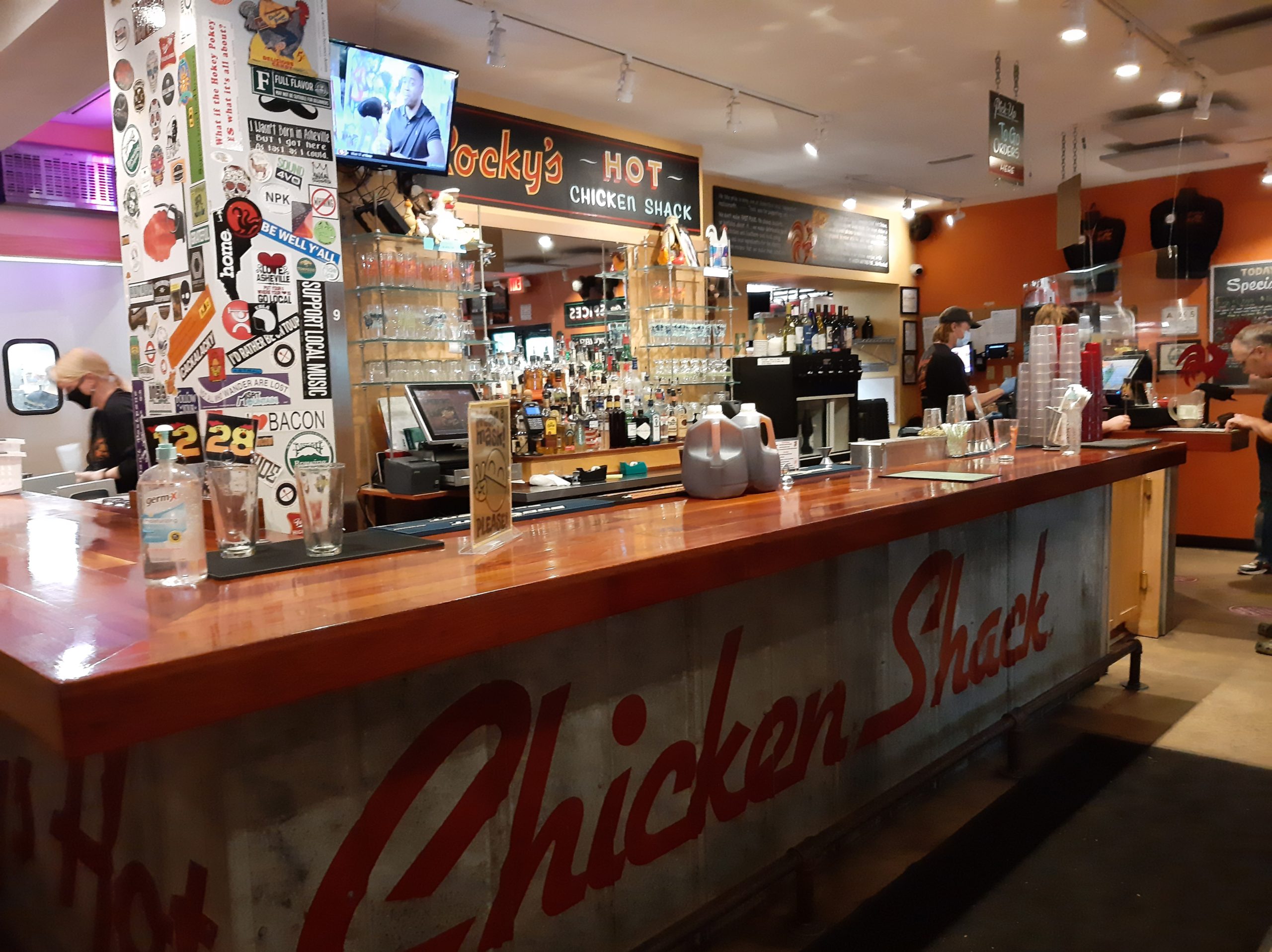 Rocky’s Hot Chicken Shack Arden, NC-interior – Mrs. HomeFree